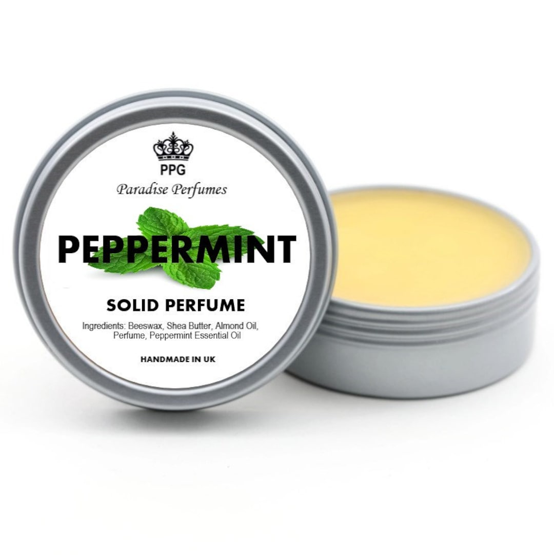 Peppermint | Natural Solid Perfume | Fragrance Balm 15ml | Scent ...