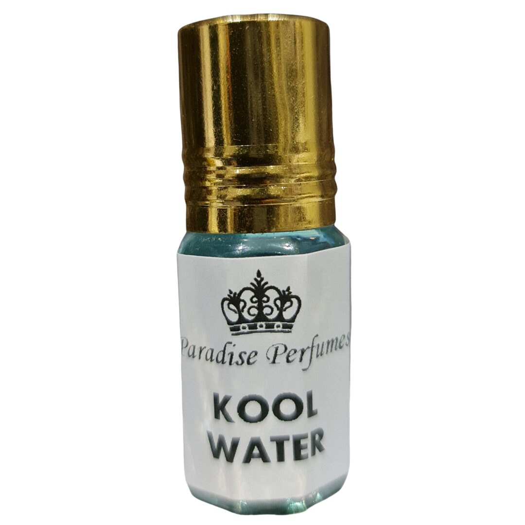 Kool Waters Roll on Perfume Oil: Fresh Masculine Scent, Vegan & Alcohol ...