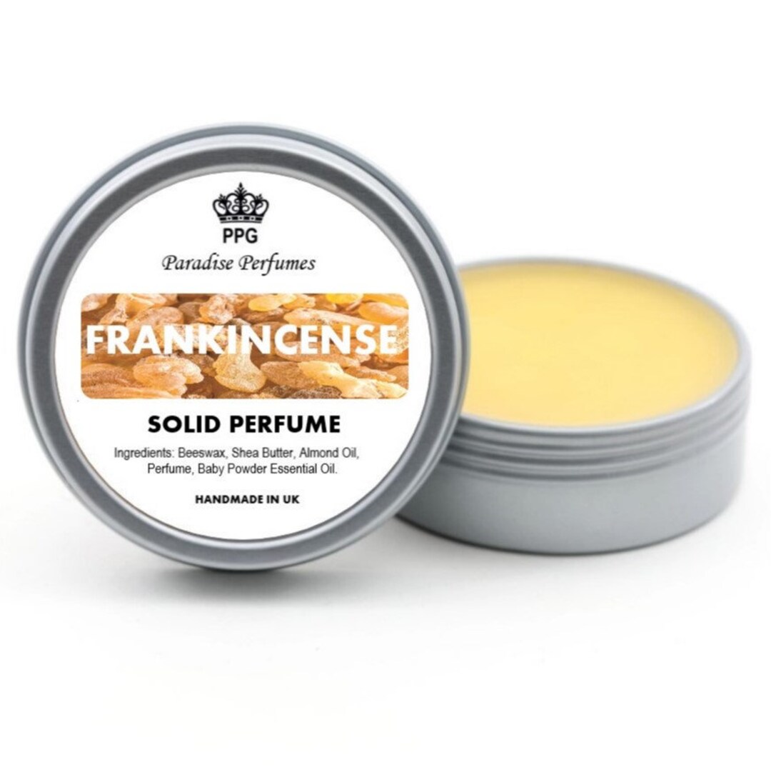 Frankincense Solid Perfume: Handmade Natural Fragrance Balm (15ml) - Etsy