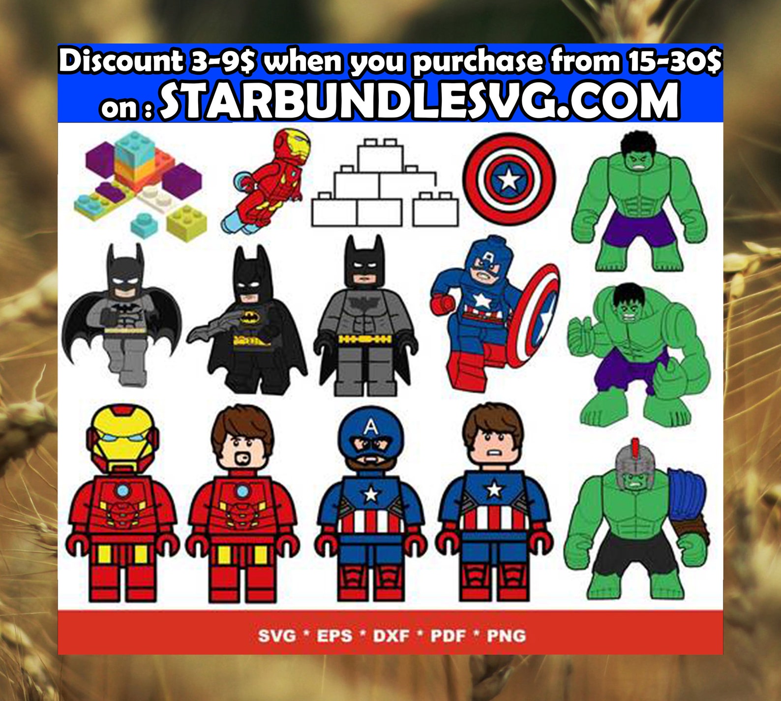 Lego svg bundle Lego Svg Lego Files for Cricut Clipart | Etsy