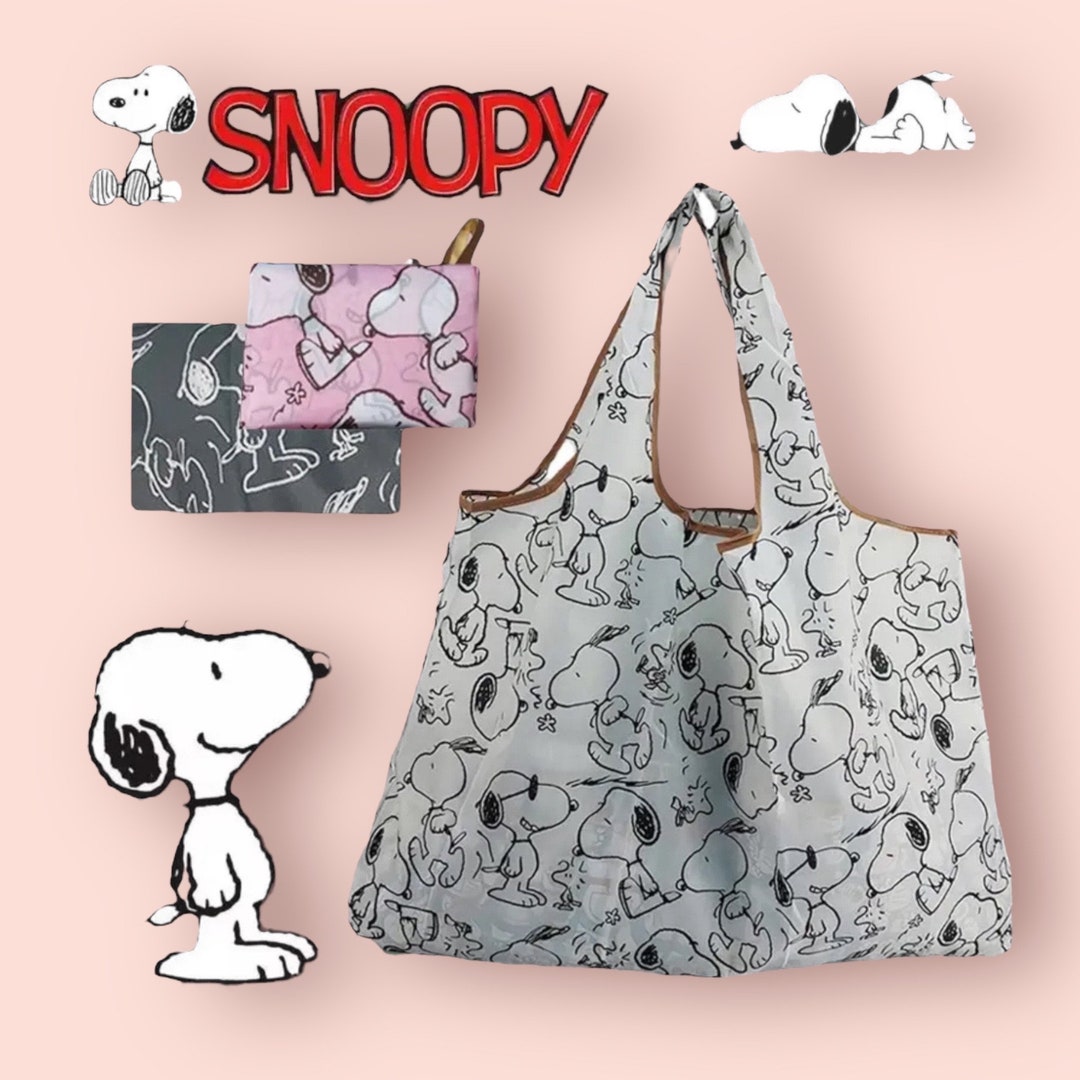 Snoopy Fold Away Shopping Bag - Etsy