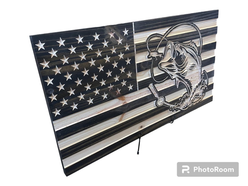 Bass American Flag - Etsy