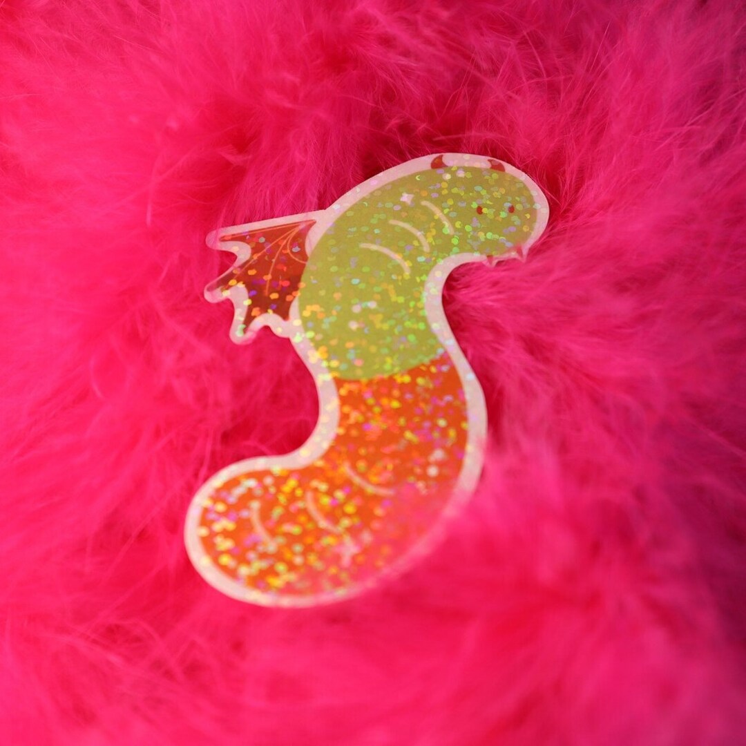 Vampy Gummy Worm Pastel Goth Candy Holographic Stickers - Etsy