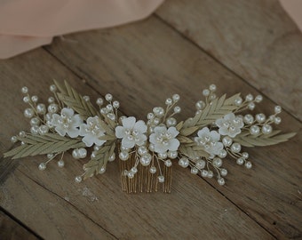 Beaded Bridal Comb - Etsy