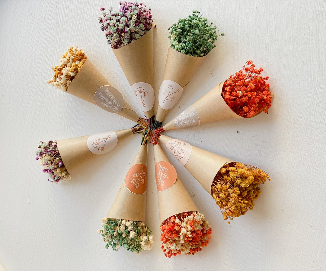 Wedding Flower Favors for Guest, Personalized Magnet Favor for Wedding ...