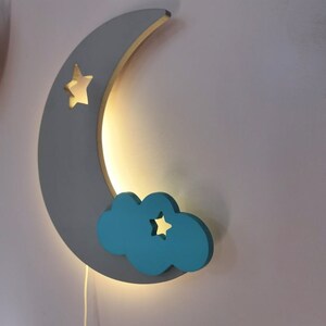 Cloud Night Light Set of 6 Nursery Wall Light Decor for Room - Etsy