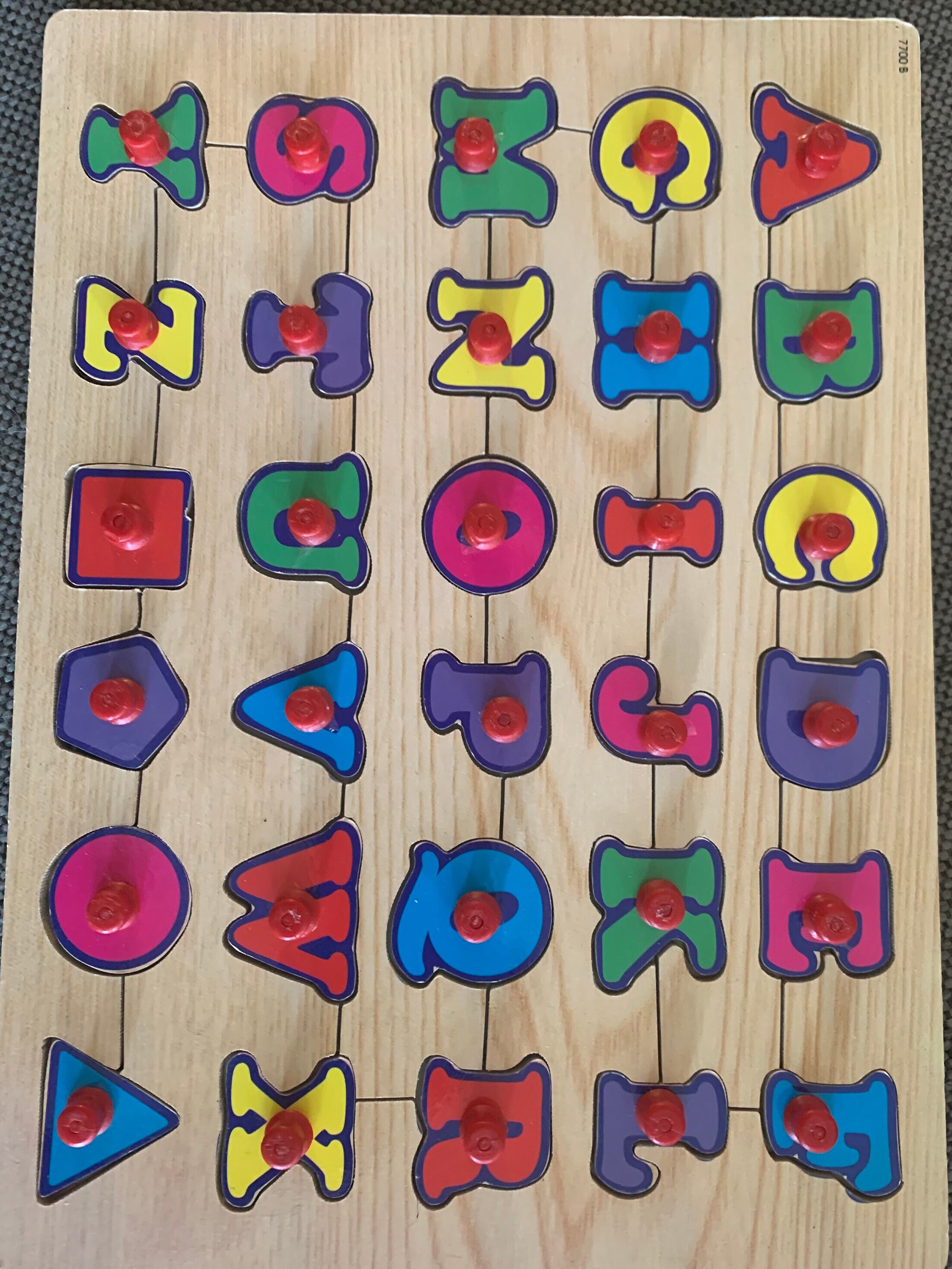 Alphabet Early Learning Tool - Etsy