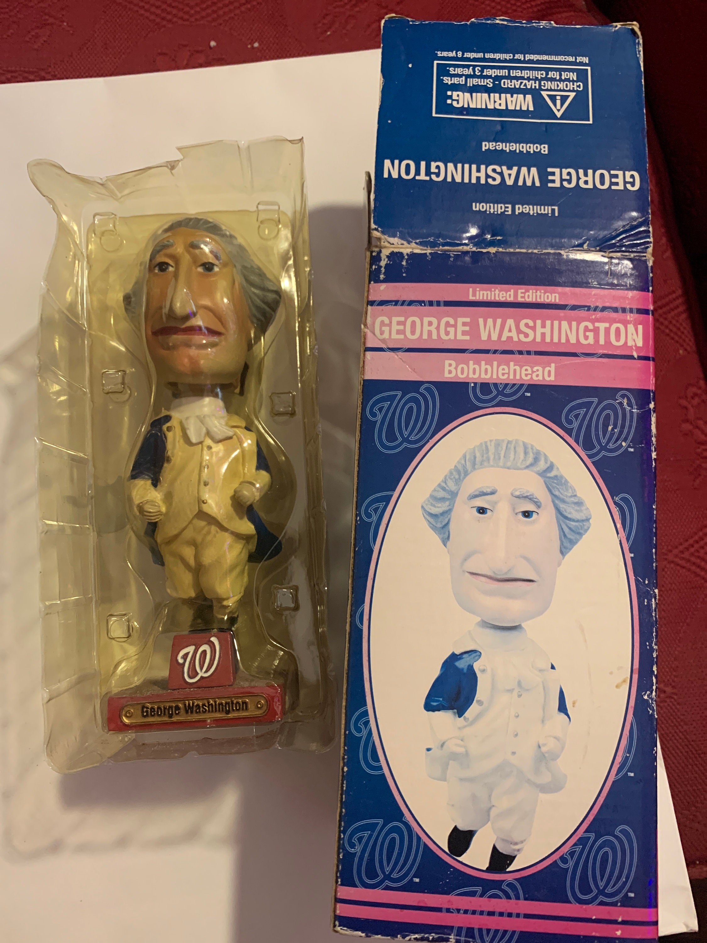 George Washington Bobble Head - Etsy