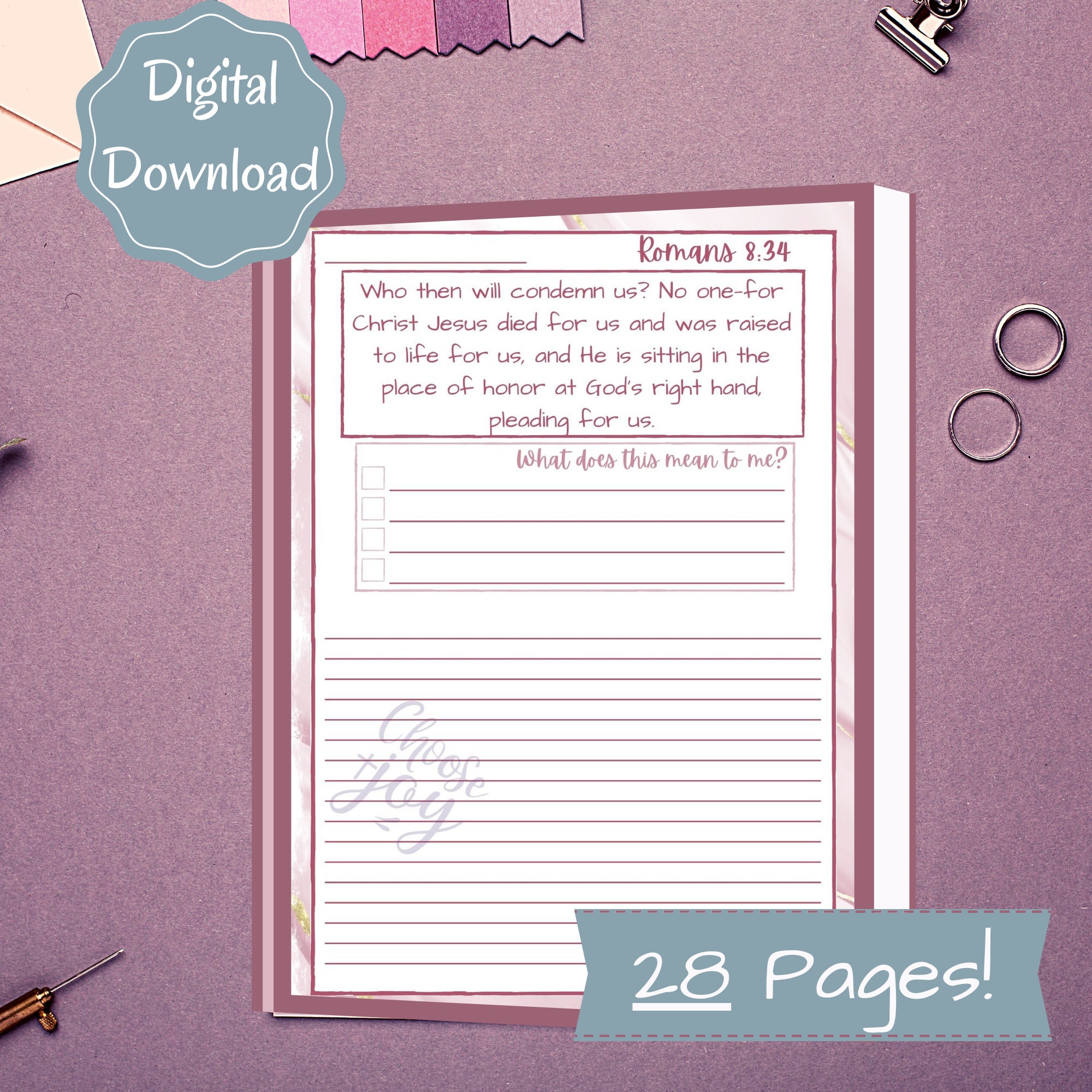 DIGITAL EASTER VERSES Reflection and Review Download 28 Pages, 20 Verse ...