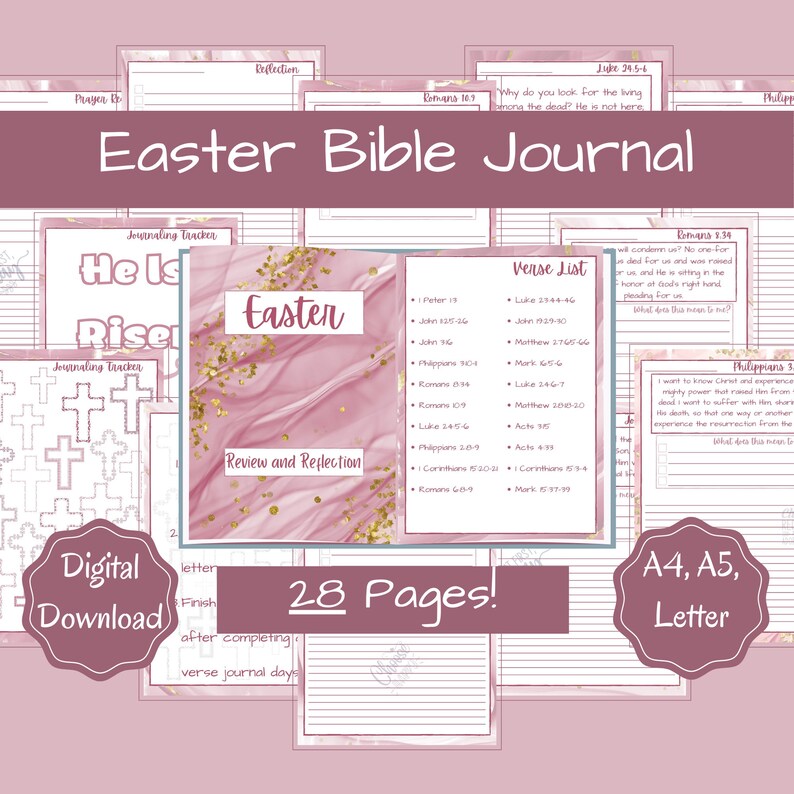 DIGITAL EASTER VERSES Reflection and Review Download 28 Pages, 20 Verse ...