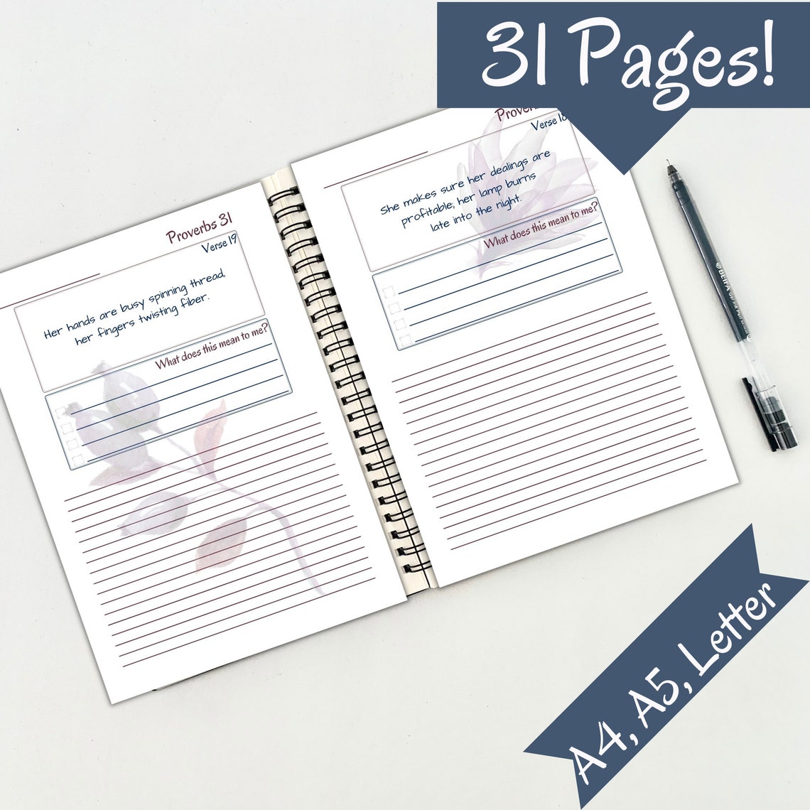 DIGITAL PROVERBS 31 Reflection and Review Download 31 Pages, Be a ...