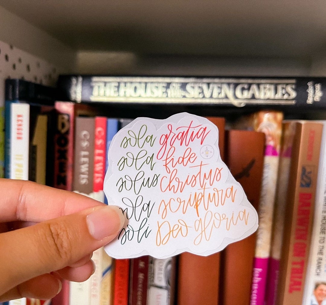 Five Solas Sticker Five Solae Christian Art Reformation - Etsy