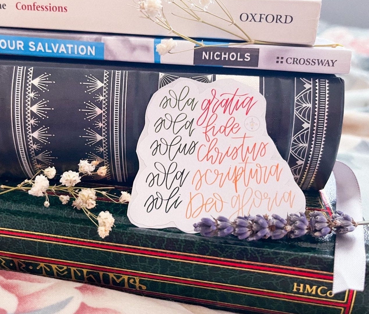 Five Solas Sticker Five Solae Christian Art Reformation - Etsy