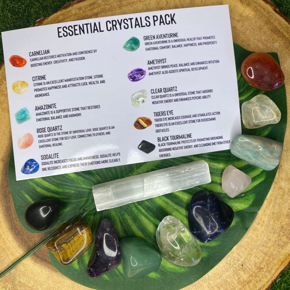 Starter Crystal Set Essential Starter Crystal Kit for - Etsy