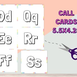 ALPHABET Games Printable, ABC Coloring, ABC Learning Sheets, Rainbow ...