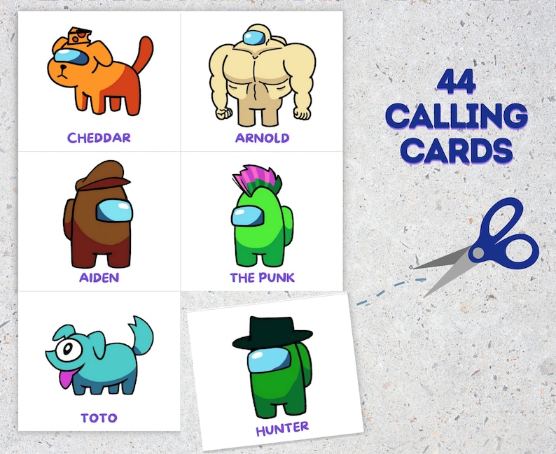 Party Bingo Among Us Birthday Gamer Bingo Imposter Game - Etsy