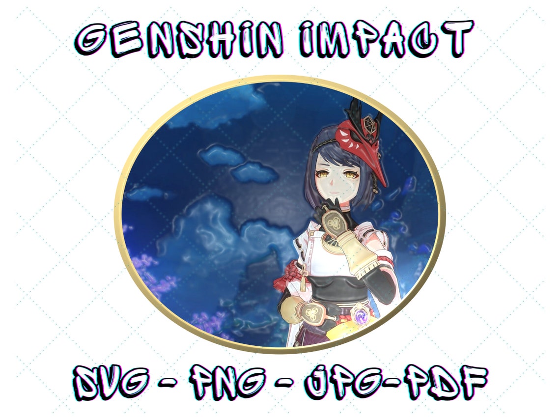 Genshin Impact Cut File Genshin Impact SVG Genshin Impact - Etsy Israel