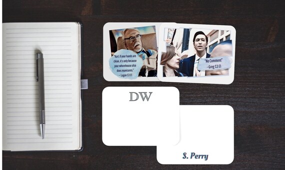 Printable Succession Card Set B / Quotes From Logan Roy | Etsy