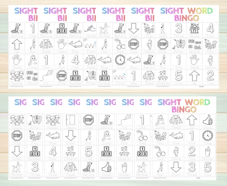 SIGHT WORD Games Fry Sight Words Fun Sight Word Printable - Etsy