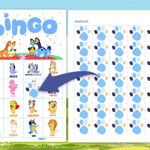 Inspired Blue Dog Game for Kids | Great for Bluy Birthday Party | Kids ...
