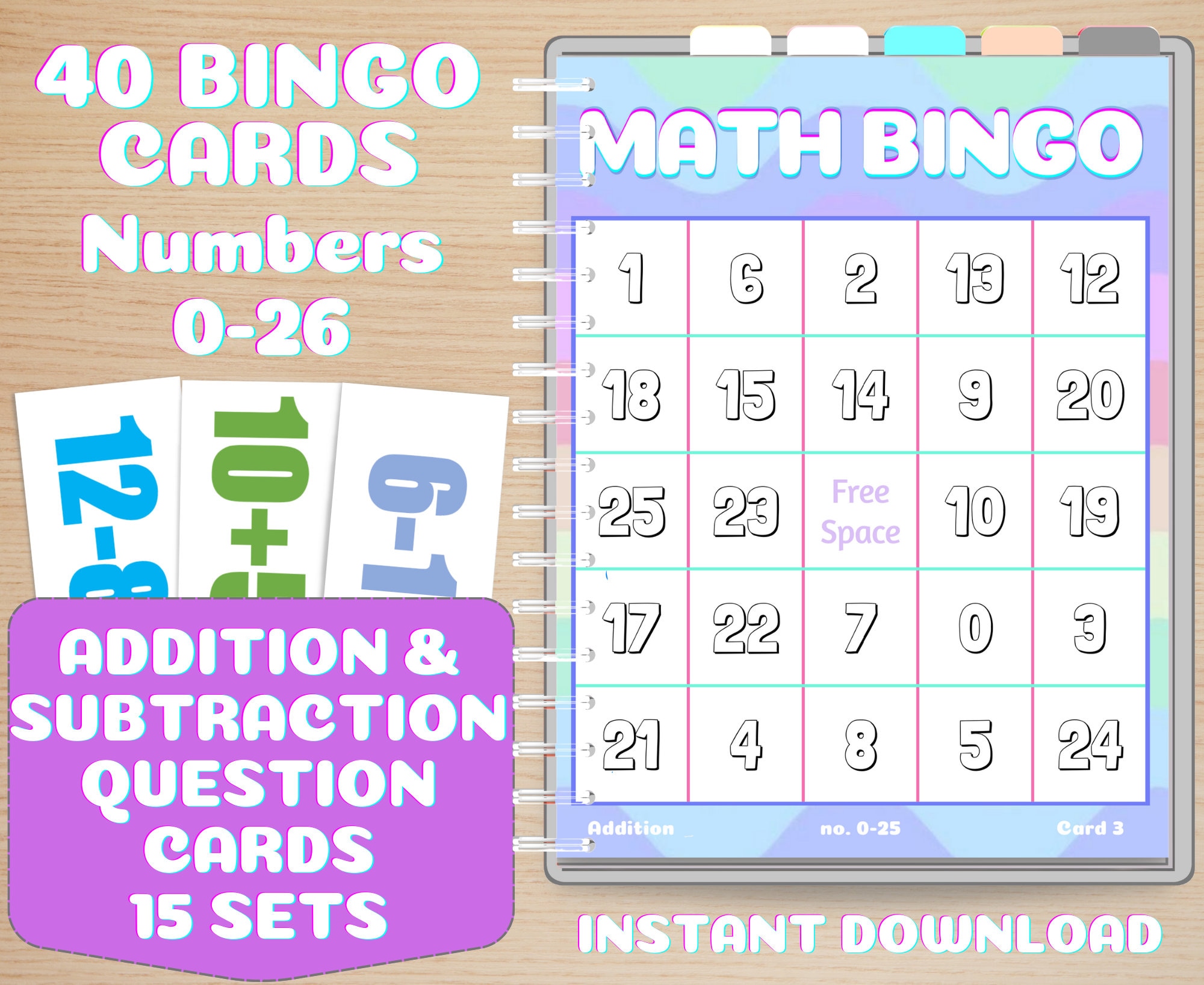 Math Bingo, Fun Math Activity, Addition Math Games, Addition Worksheet ...