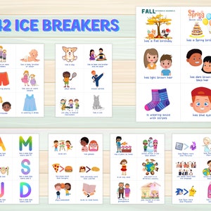 Classmate Get to Know You Bingo, BACK TO SCHOOL Icebreaker, Kids Find ...