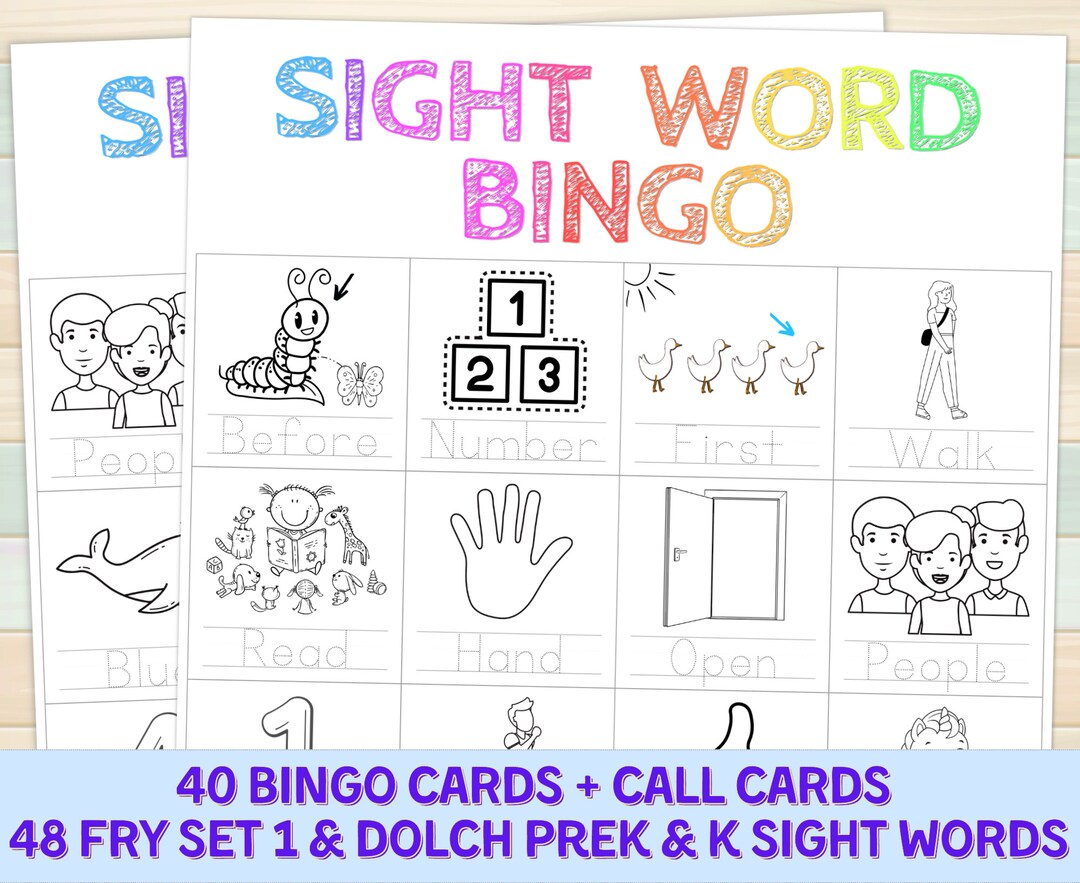 SIGHT WORD Games | Fry Sight Words | Fun Sight Word Printable | Dolch ...