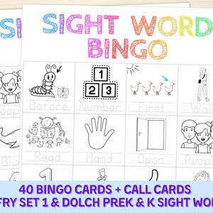 SIGHT WORD Games | Fry Sight Words | Fun Sight Word Printable | Dolch ...