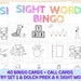 SIGHT WORD Games Fry Sight Words Fun Sight Word Printable - Etsy