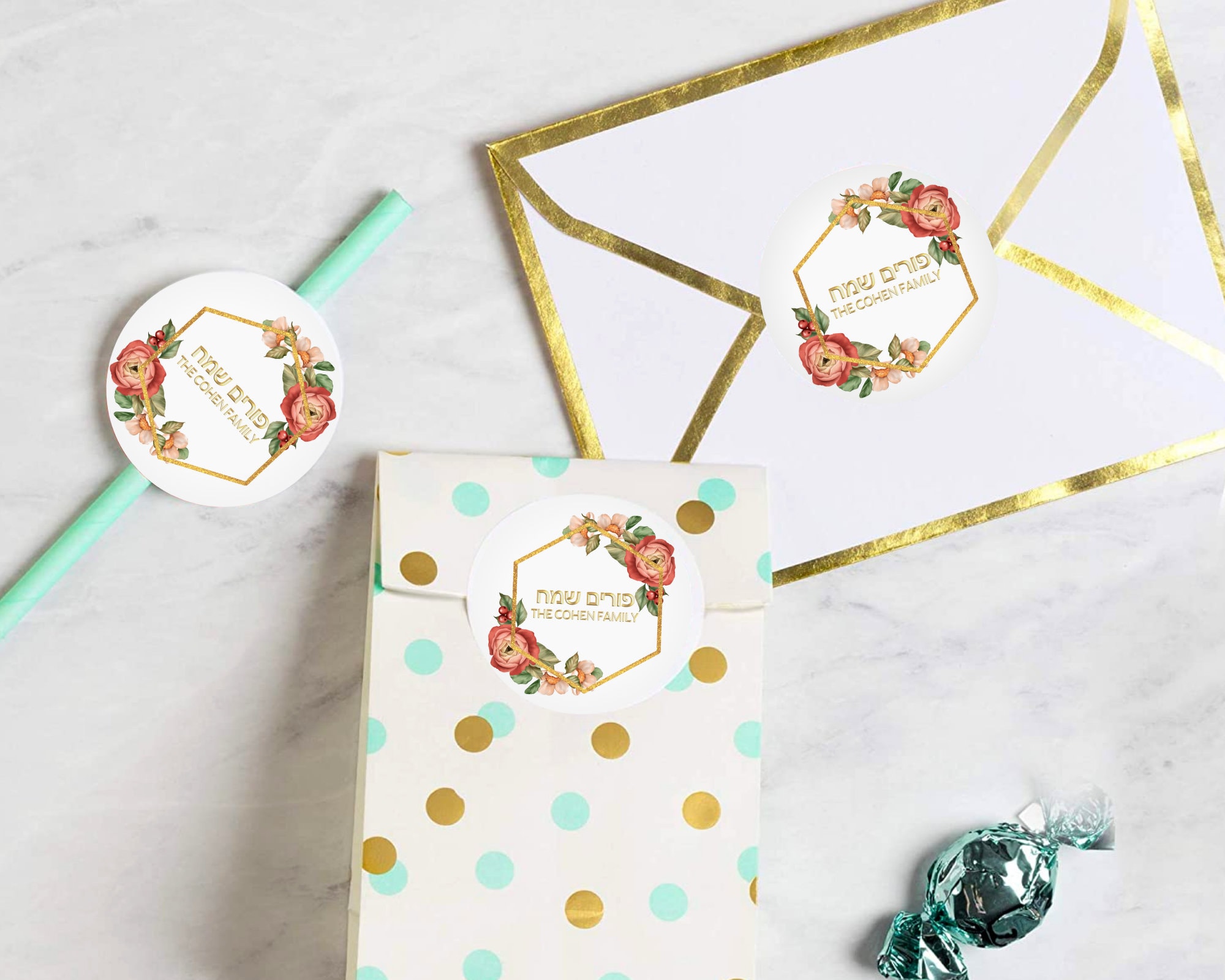 Create Your Own Purim Gift Label Mishloach Manot Custom - Etsy