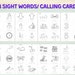 SIGHT WORD Games Fry Sight Words Fun Sight Word Printable - Etsy