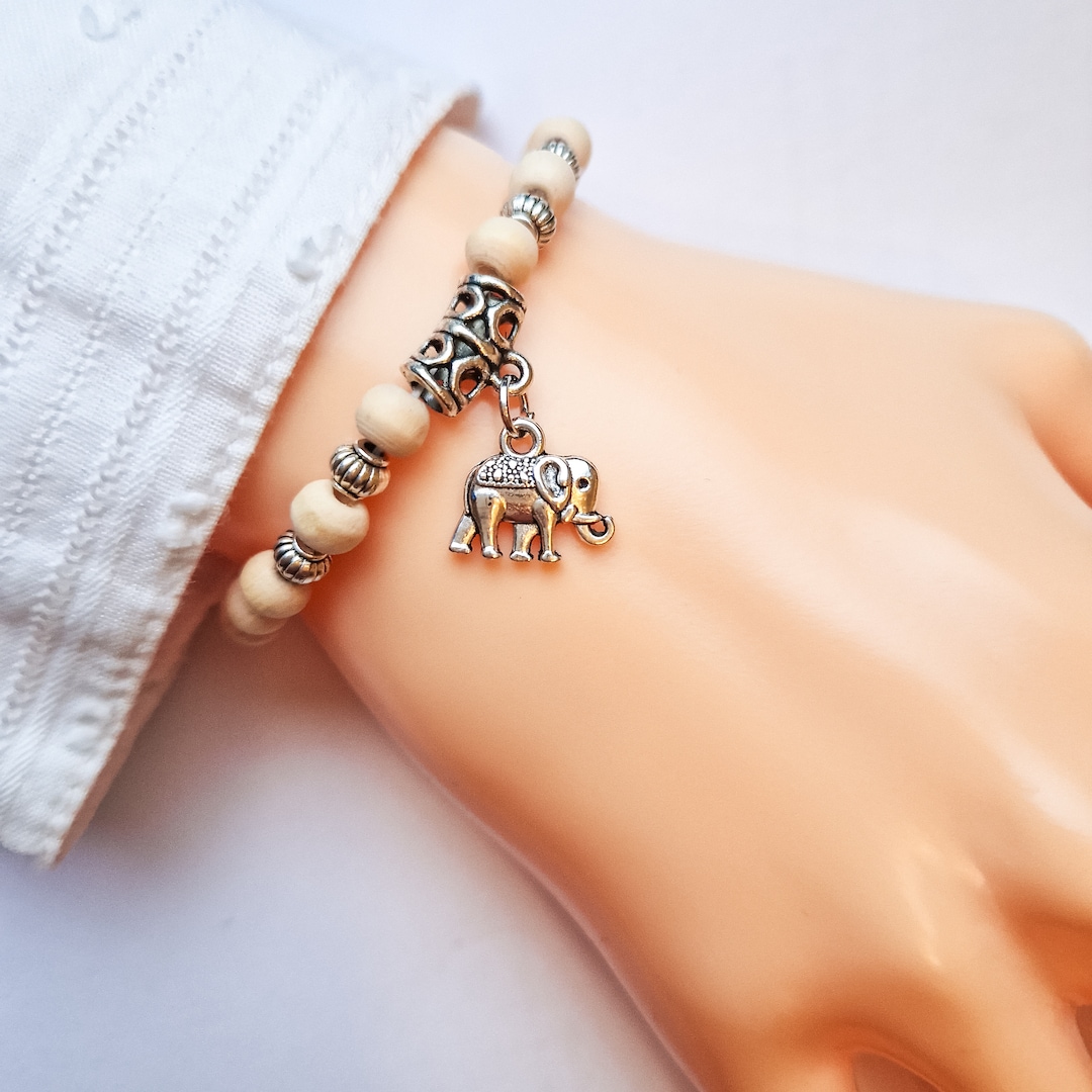 Elephant Bracelet, Good Luck Bracelet, Joga Bracelet, Spiritual ...