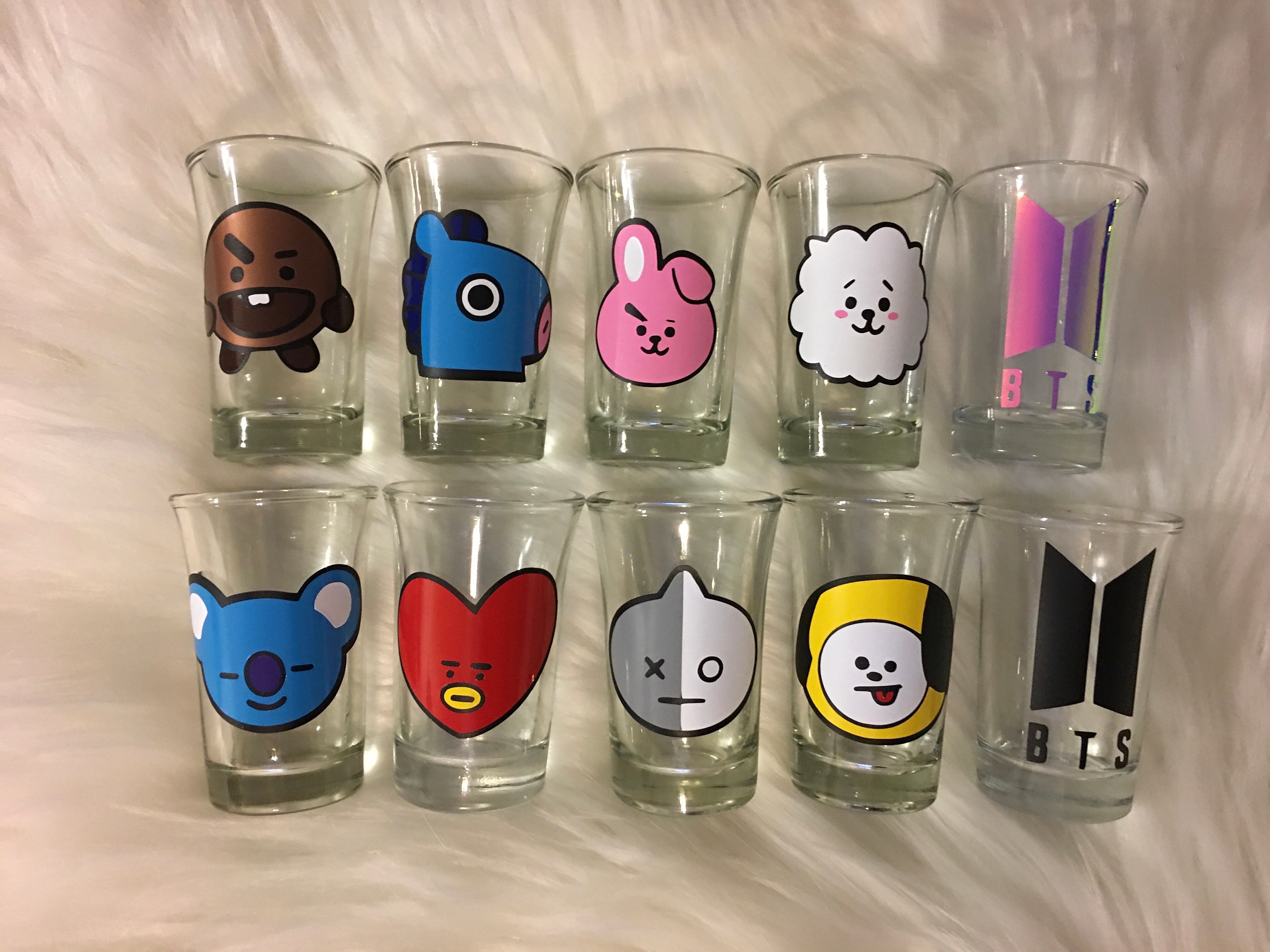 Bts Shot Glass, Bts, Bts Shot Glasses, Bts Merch, Bts Gifts, Bts Glass ...