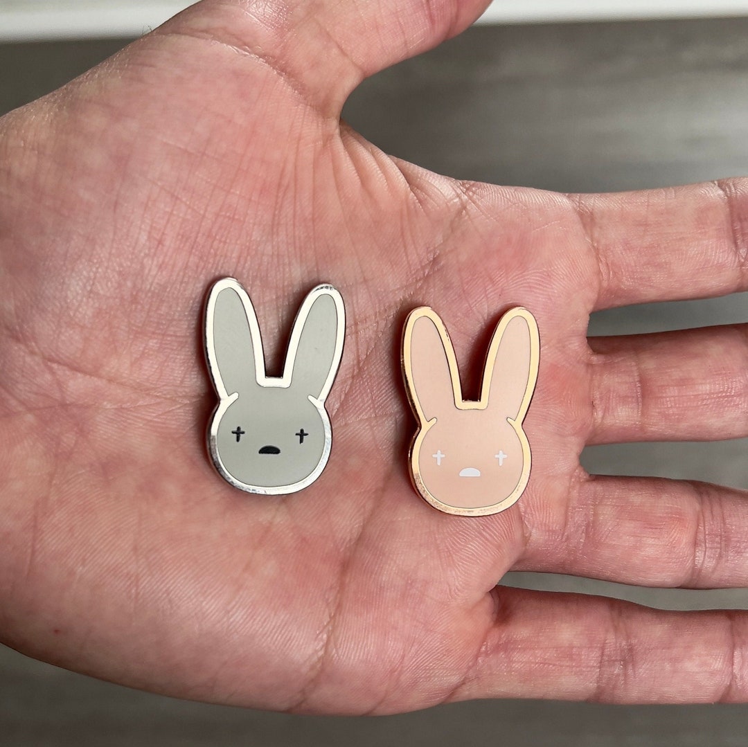Bad Bunny Logo Magnetic Pin - Etsy