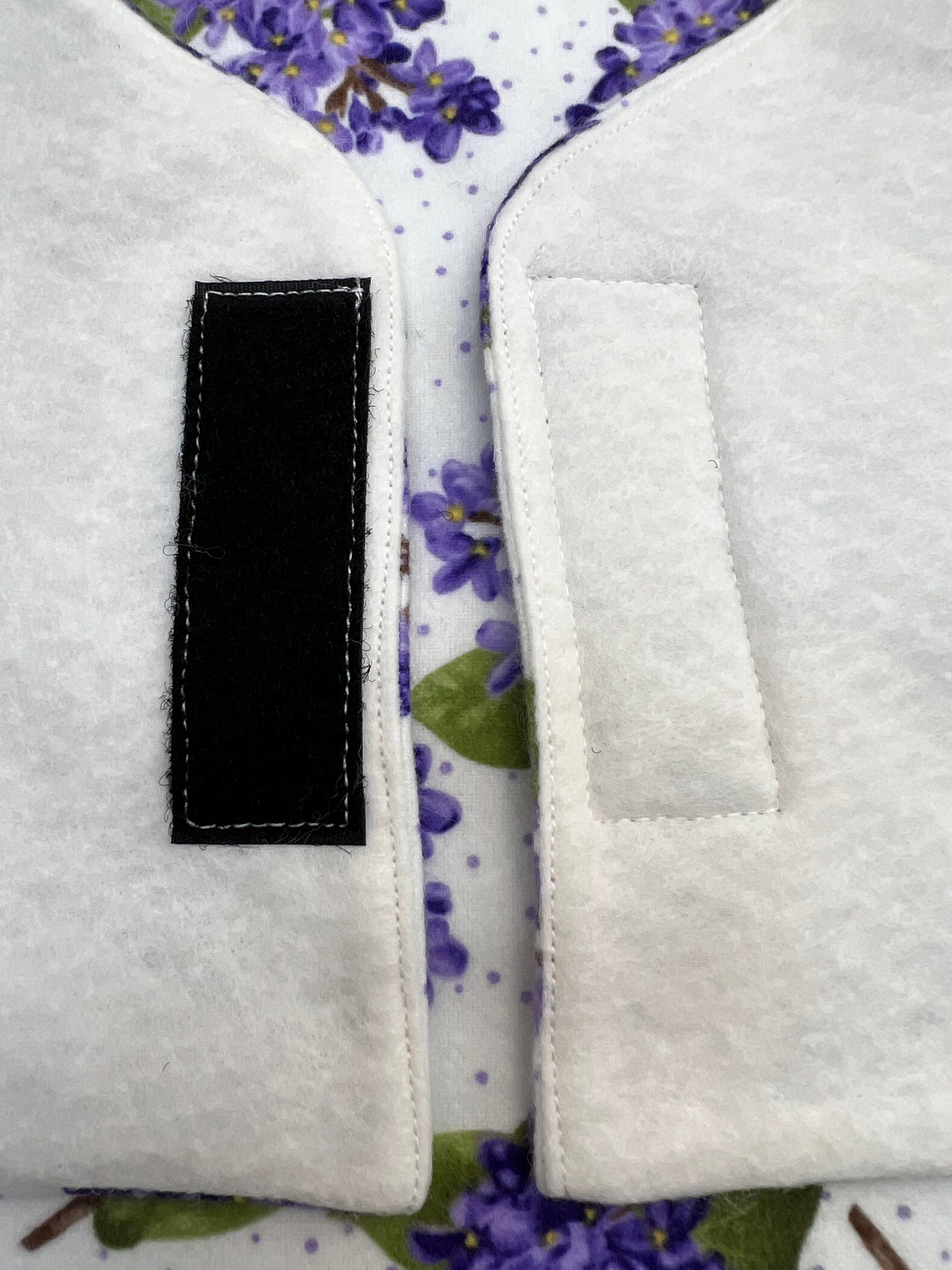 Elizabeth Flannel-white With Shoulder Coverage - Luxury Bib for Teens ...