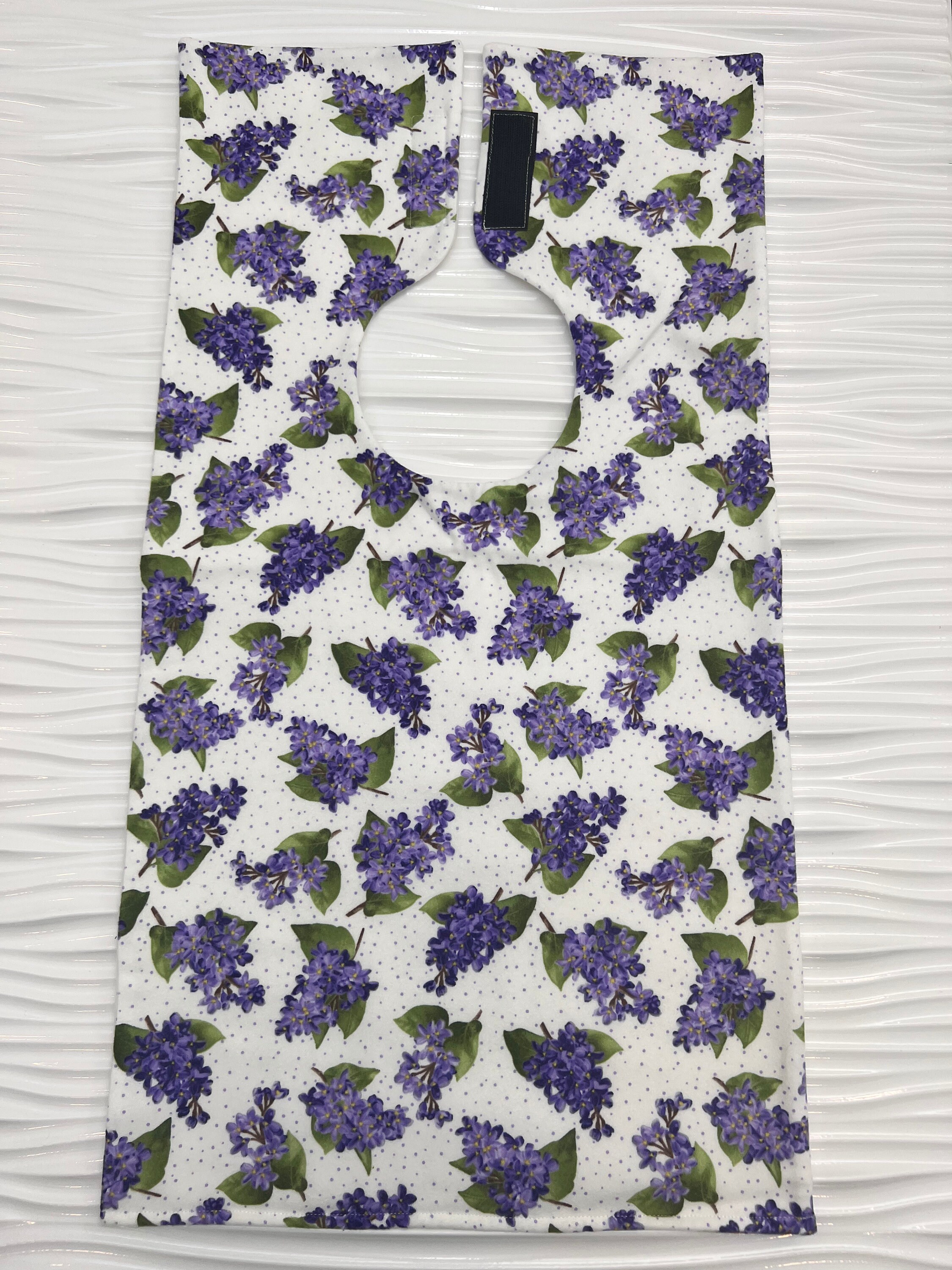 Elizabeth Flannel-white With Shoulder Coverage - Luxury Bib for Teens ...