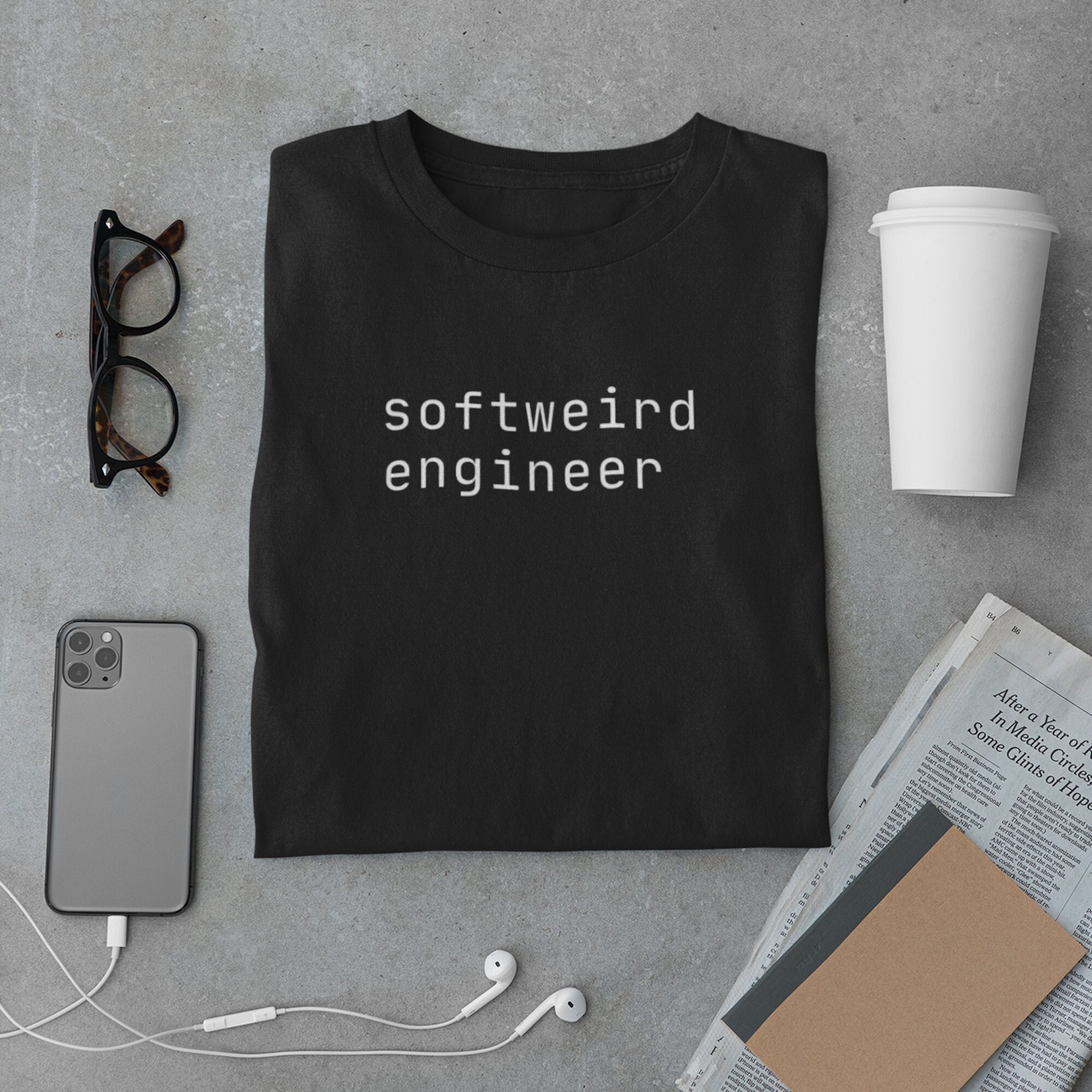 Softweird Engineer Shirt | Software Engineer Tee | Funny Tech Gift ...