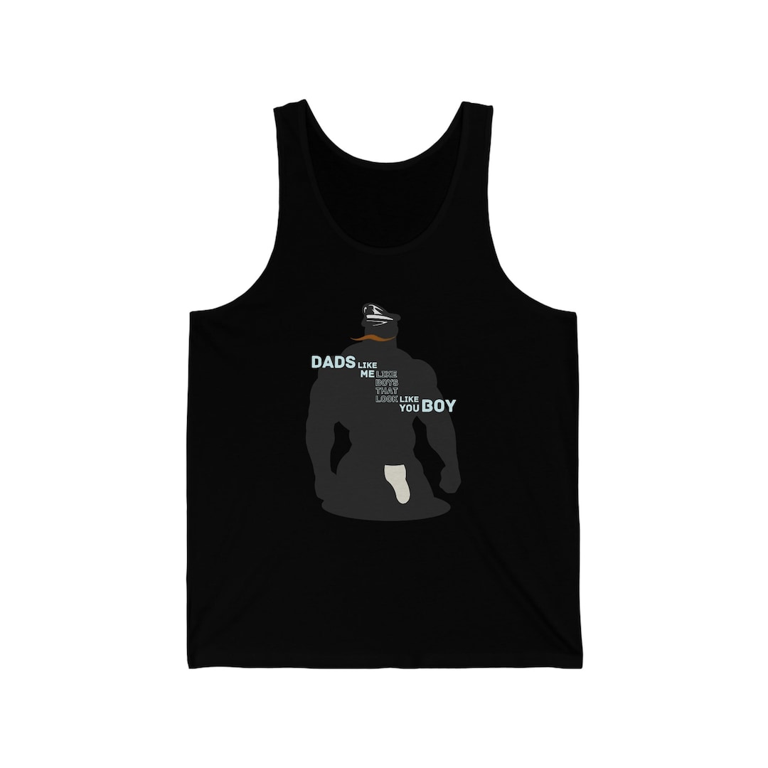 Queer Leather DADDY Tank Top Leather Gear Dirty Tanktop Gay DAD Son ...
