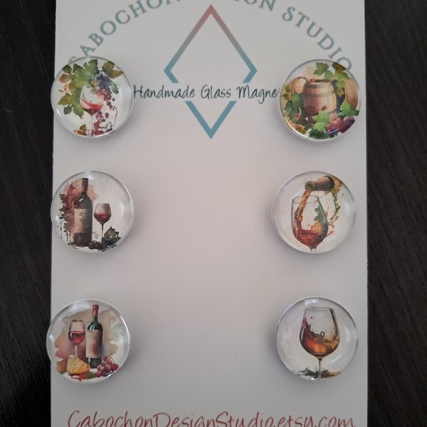 Wine Magnets - Etsy