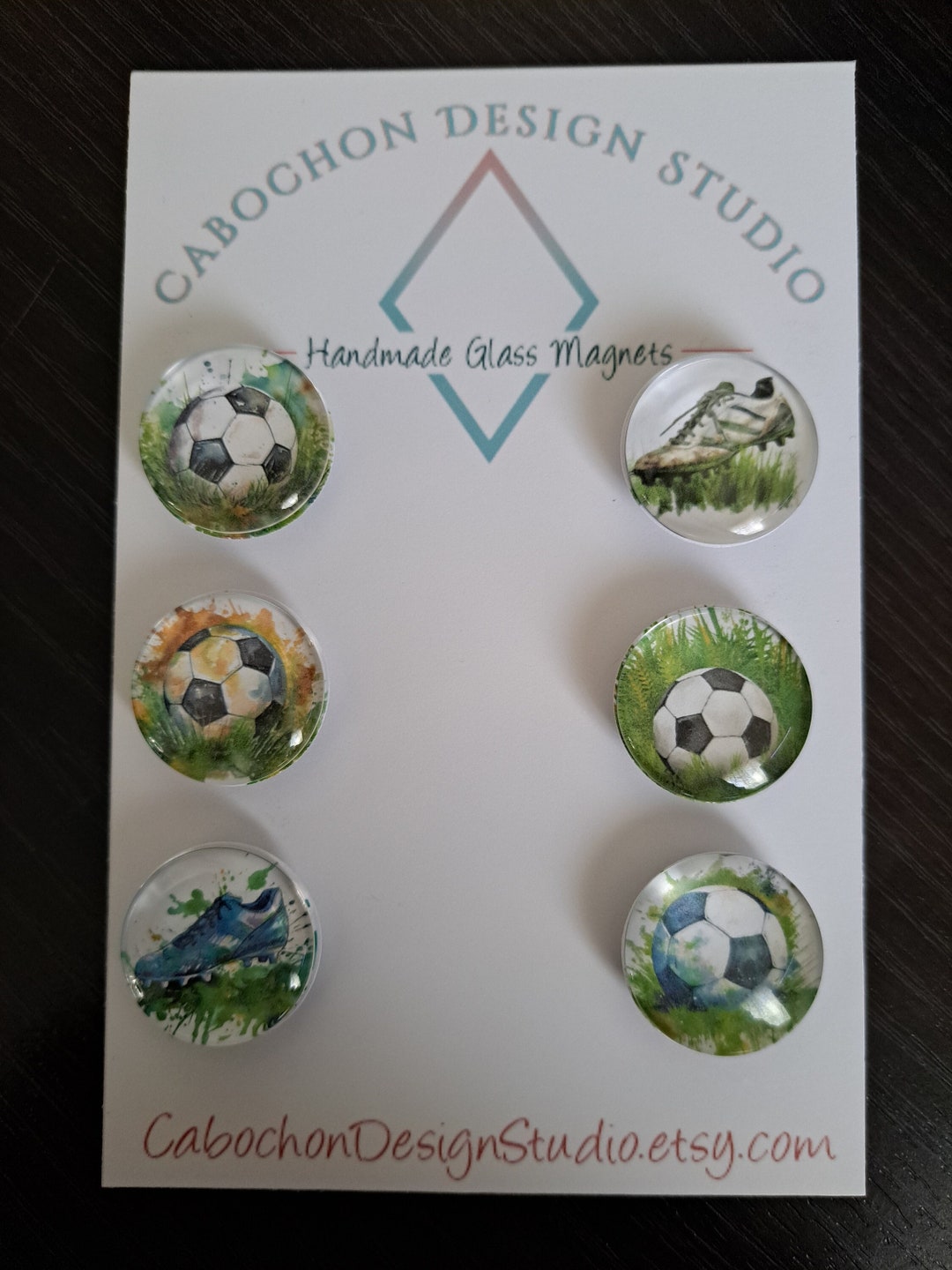 Soccer Magnets, Bookmark, Necklace, Glass, Cabochon, Fridge Magnets ...