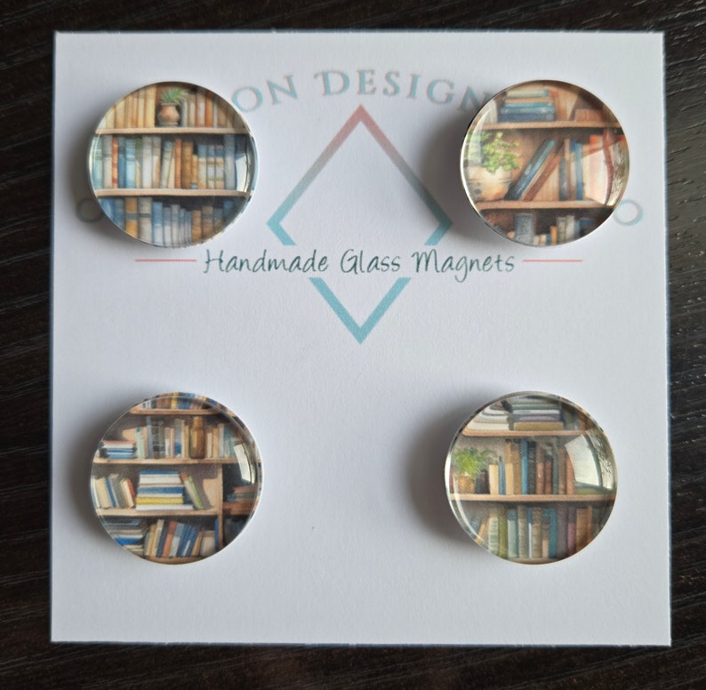 Book Magnets, Bookmark, Button Pin, Glass, Cabochon, Fridge Magnets ...