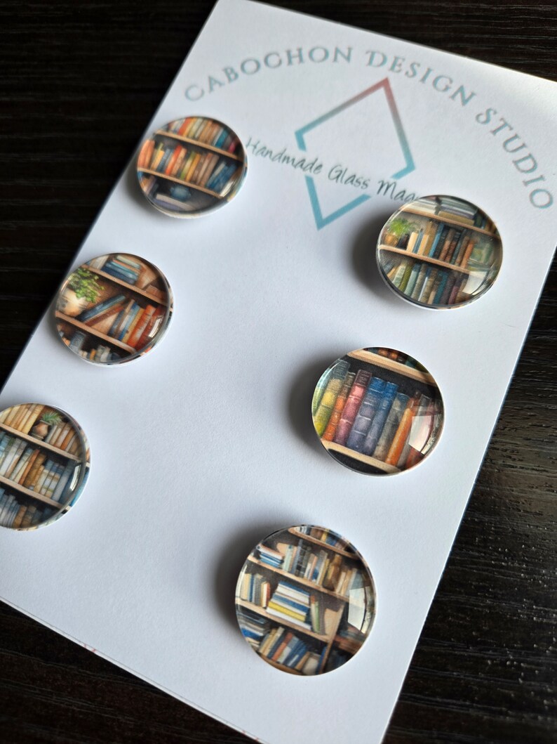 Book Magnets, Bookmark, Button Pin, Glass, Cabochon, Fridge Magnets ...