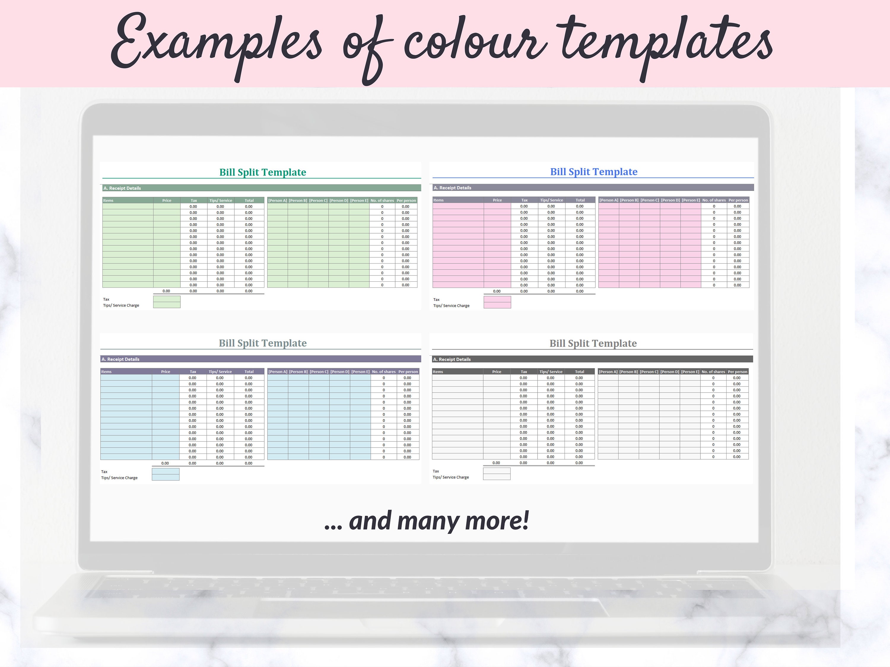 Bill Split Tracker - Dutch Your Dinner Bills Fairly by Orders | Finance ...