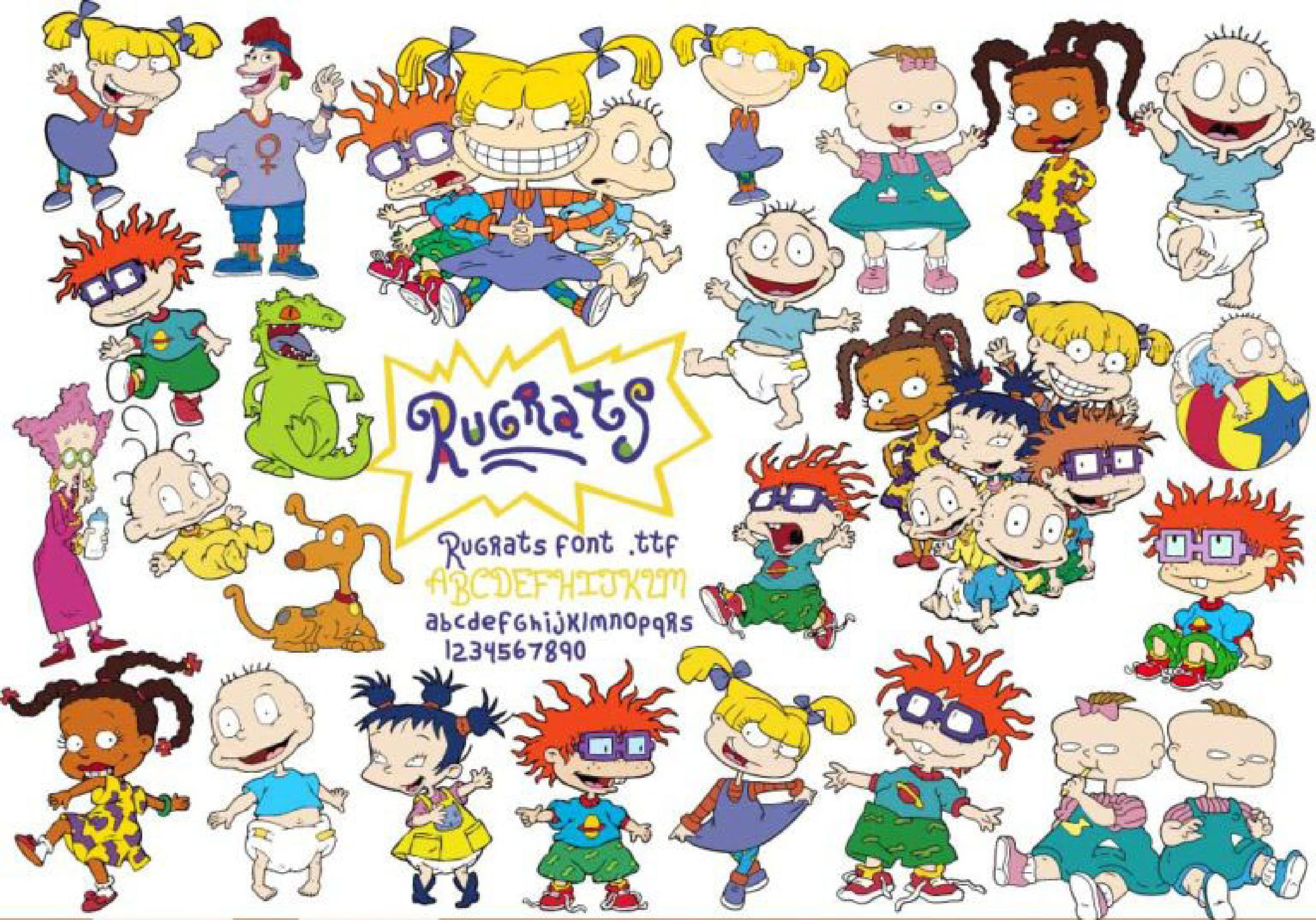 Art & Collectibles Digital Drawing & Illustration Rugrats Svg Rugrats ...