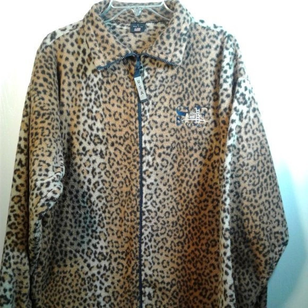 Animal Print Zip-up Ladies Jacket by USA Size: Large - Etsy