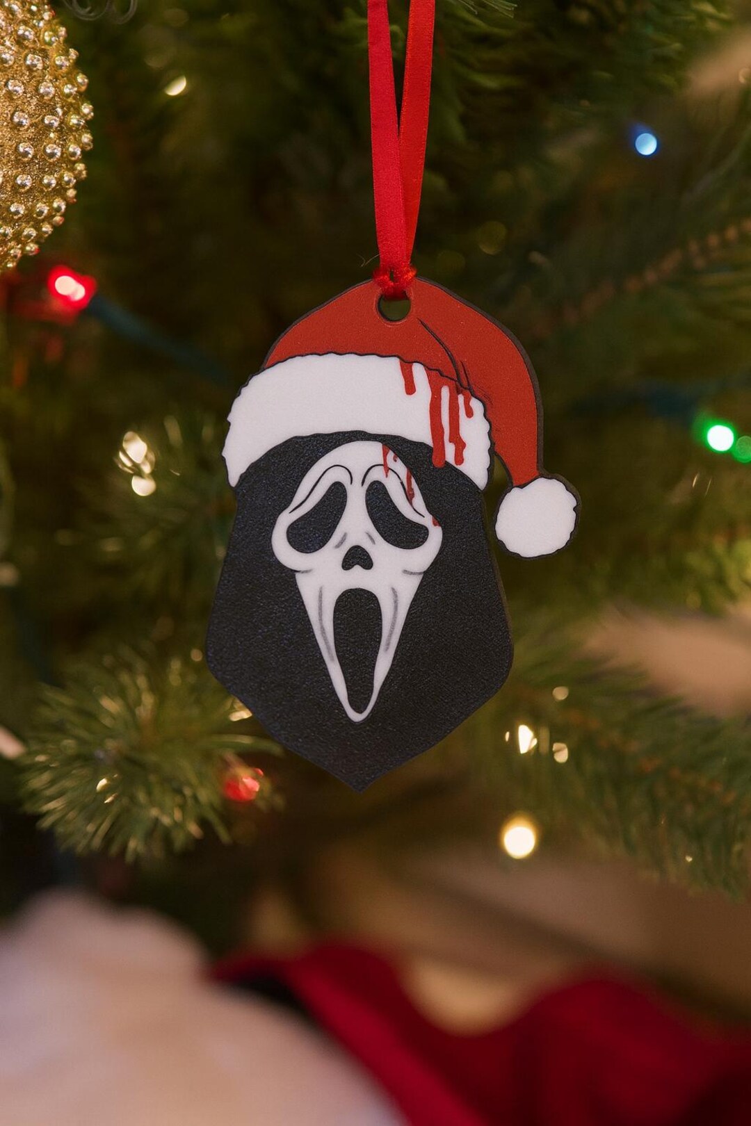 Horror Scream Ghostface Hanging Tree Ornament 3D PRINTED - Etsy