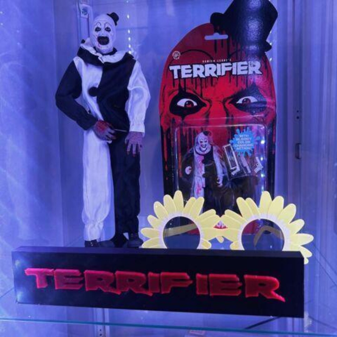 Terrifier & Art the Clown Horror Display Plaque, 3D Printed Logo - Etsy