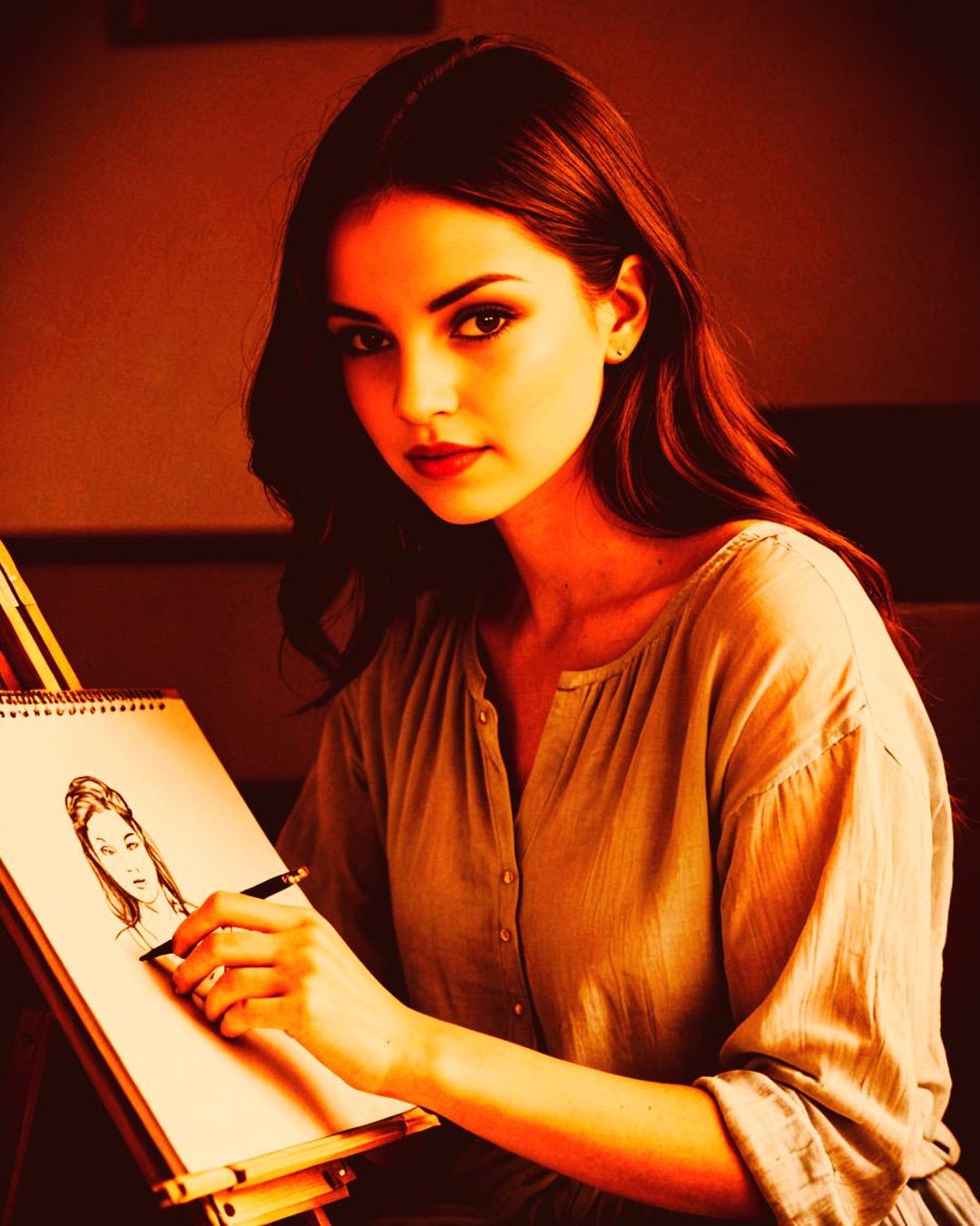 Psychic Drawings by My Daughter Ren READ DESCRIPTION - Etsy