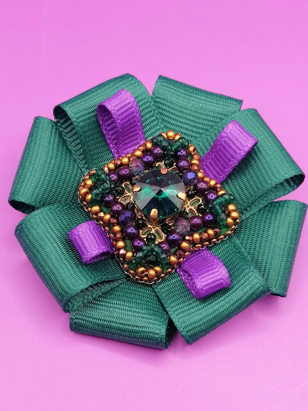 Brooch Cockade "pizzico" - Etsy