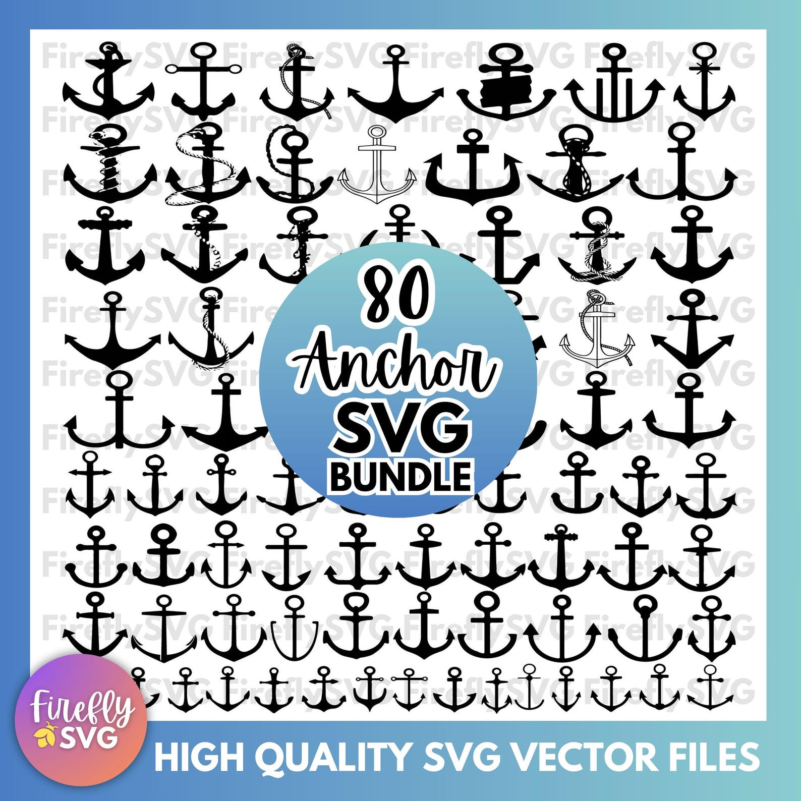 Anchor SVG Bundle, Svg, Ocean Svg Bundle, Nautical Svg Bundle, Svg ...